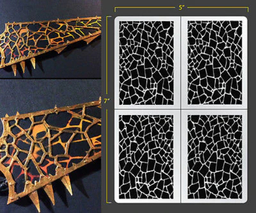 Fallout Hobbies Vinyl Stencil - Magma Stone — Lords of War Games and ...